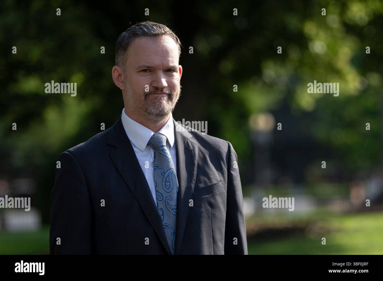 United States Trade Representative Jamieson Greer returns to his office ...