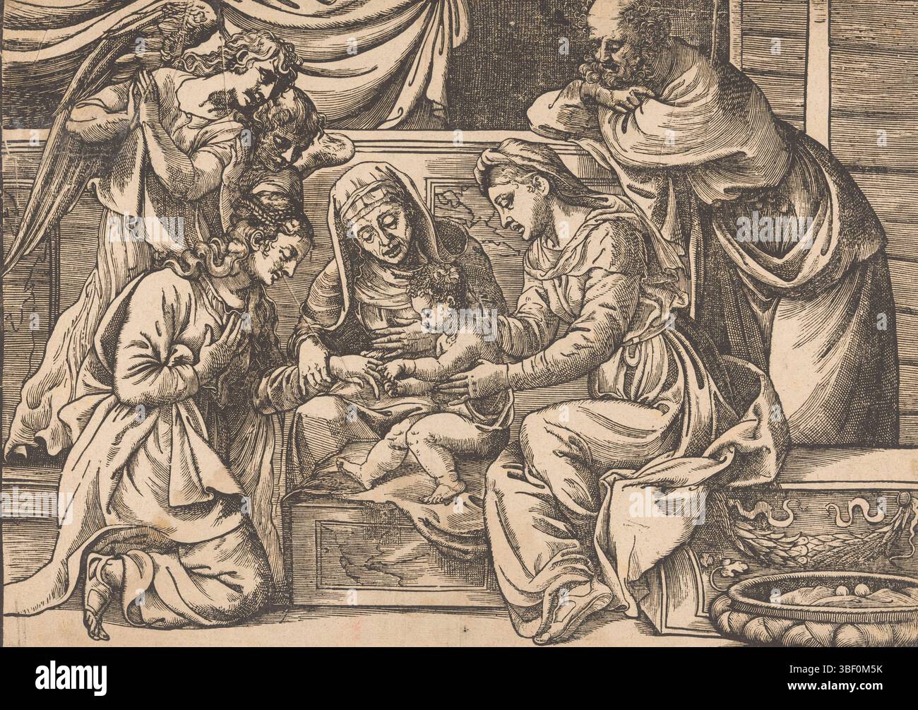 Italy, Boldrini, Nicolò, Venice, Titian, Mystical marriage of Saint ...
