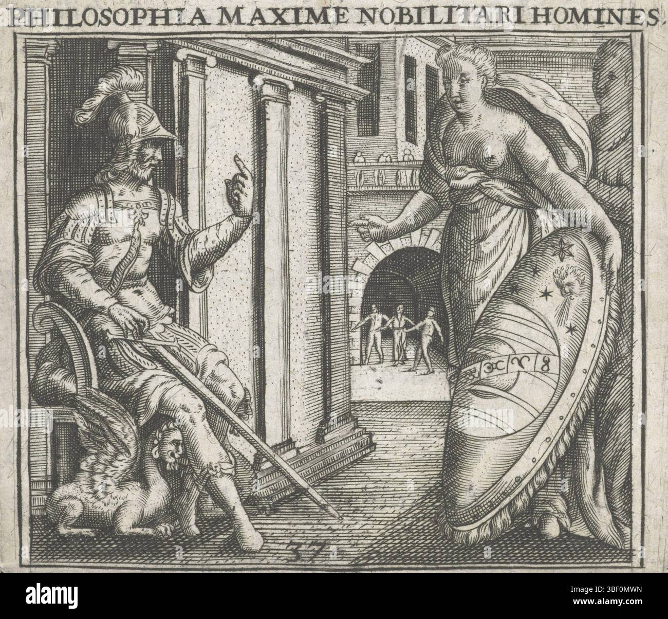 Philosophia maxime nobilitari homines hi-res stock photography and ...