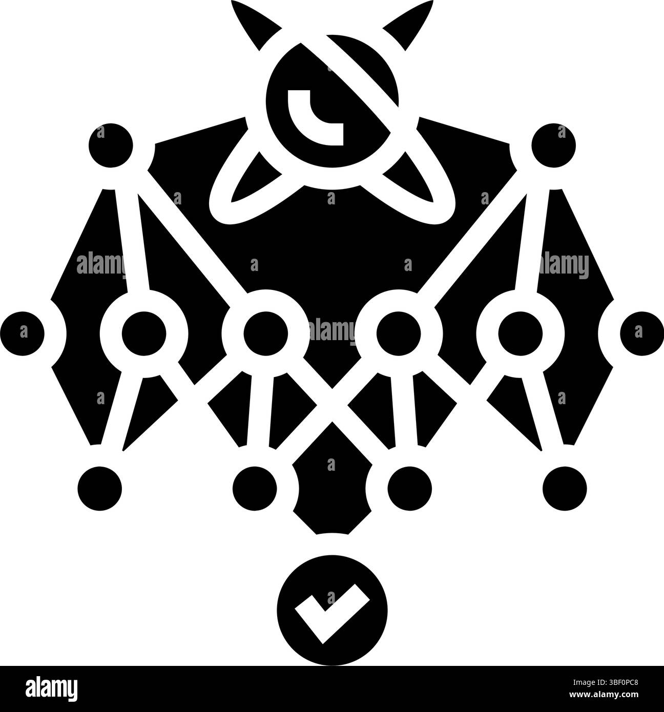 supremacy quantum computer glyph icon vector illustration Stock Vector ...