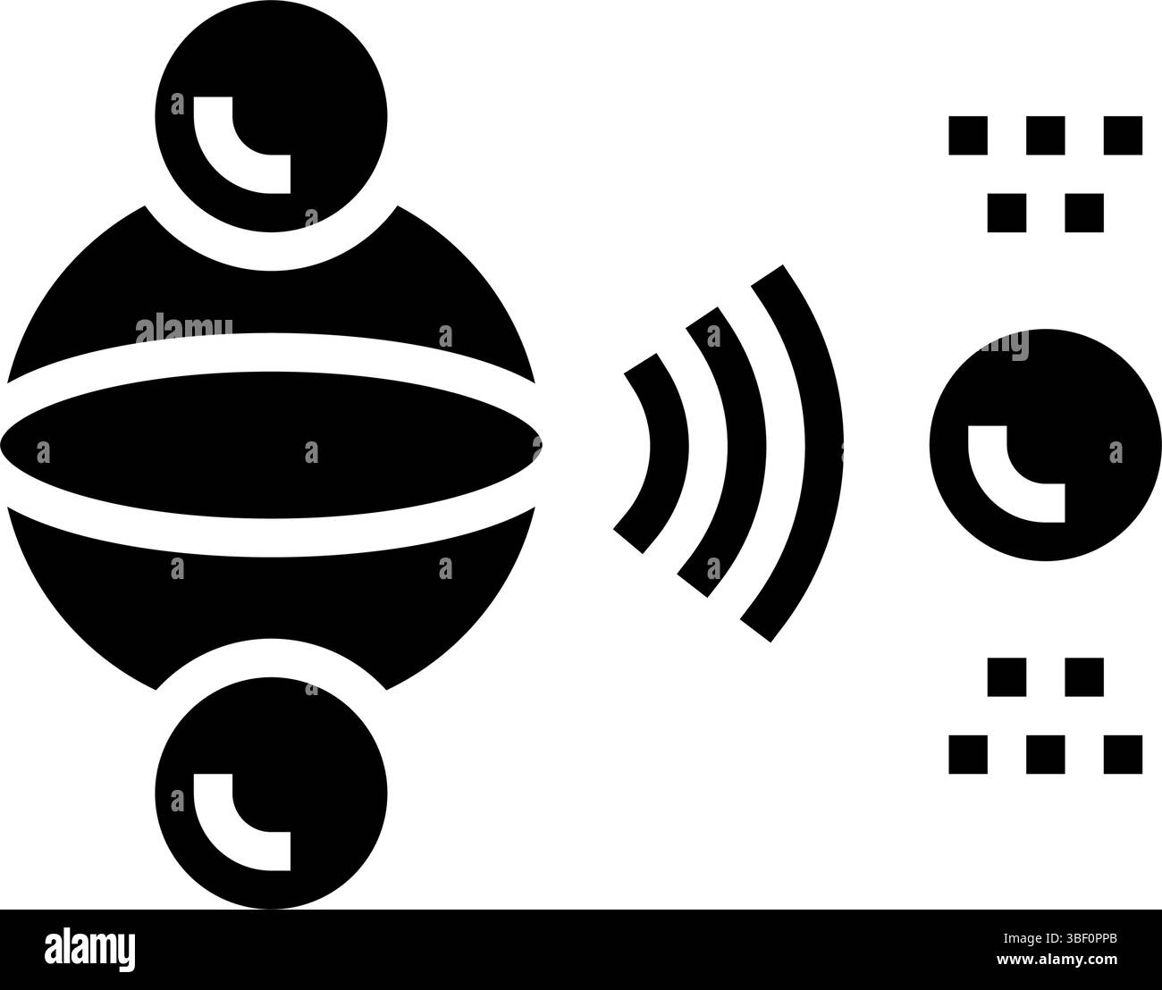 photonic qubit quantum computer glyph icon vector illustration Stock ...