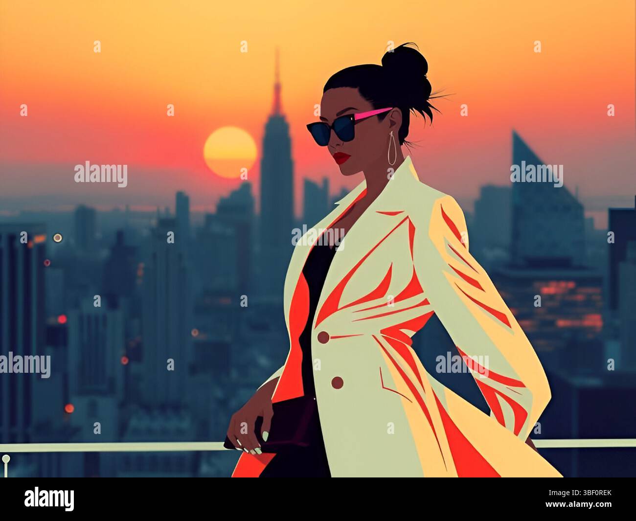 Fashion illustration background Stock Vector Image & Art - Alamy