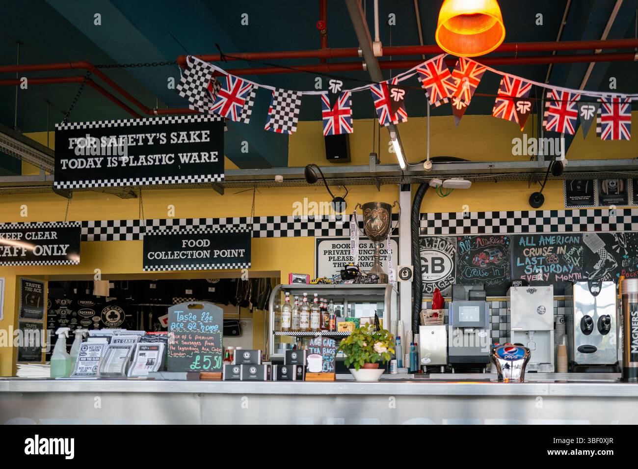 The Ace Cafe was established in 1938, Ace café north London UK Stock ...