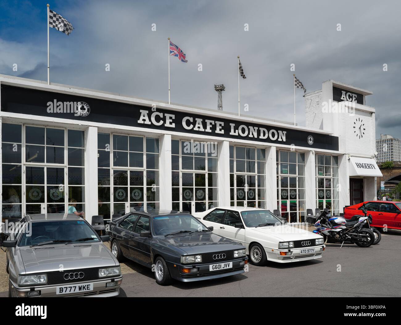 The Ace Cafe was established in 1938, Ace café north London UK Stock ...