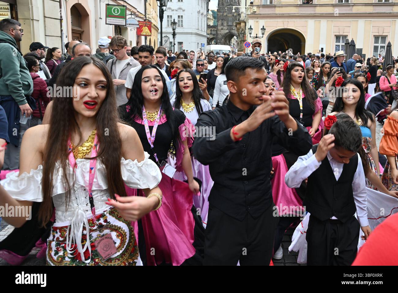 Parade through the centre of Prague on the occasion of Khamoro 2025 ...