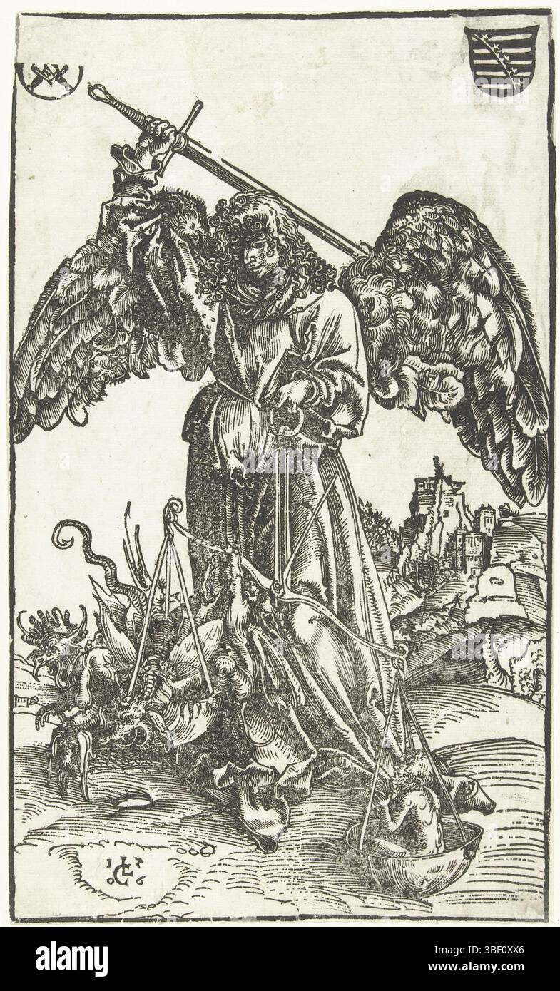 Archangel michael kills satan hi-res stock photography and images - Alamy