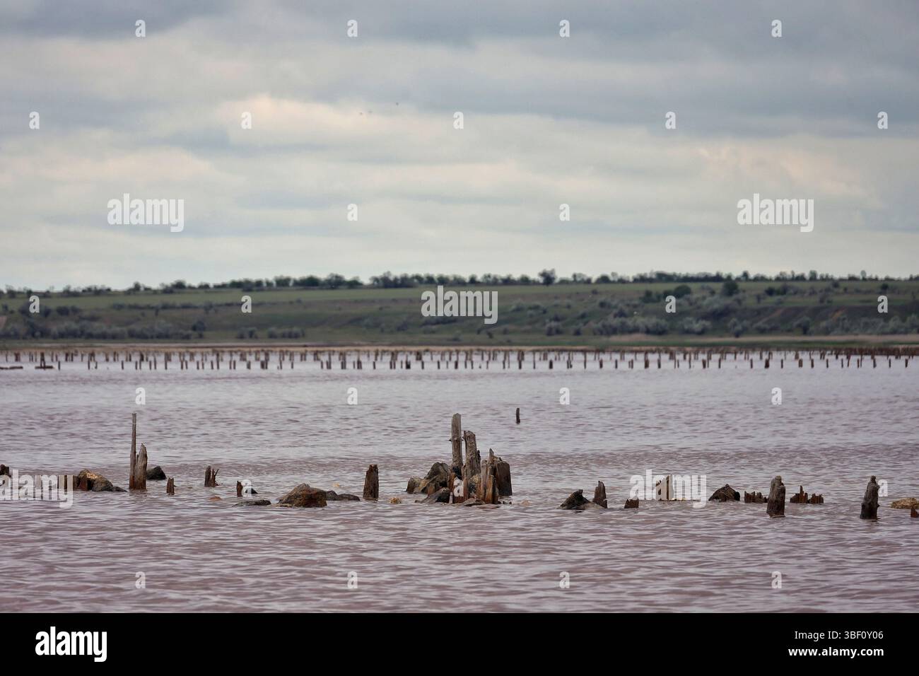 Non Exclusive: A view of the Kuialnyk Estuary, Odesa region, Ukraine ...