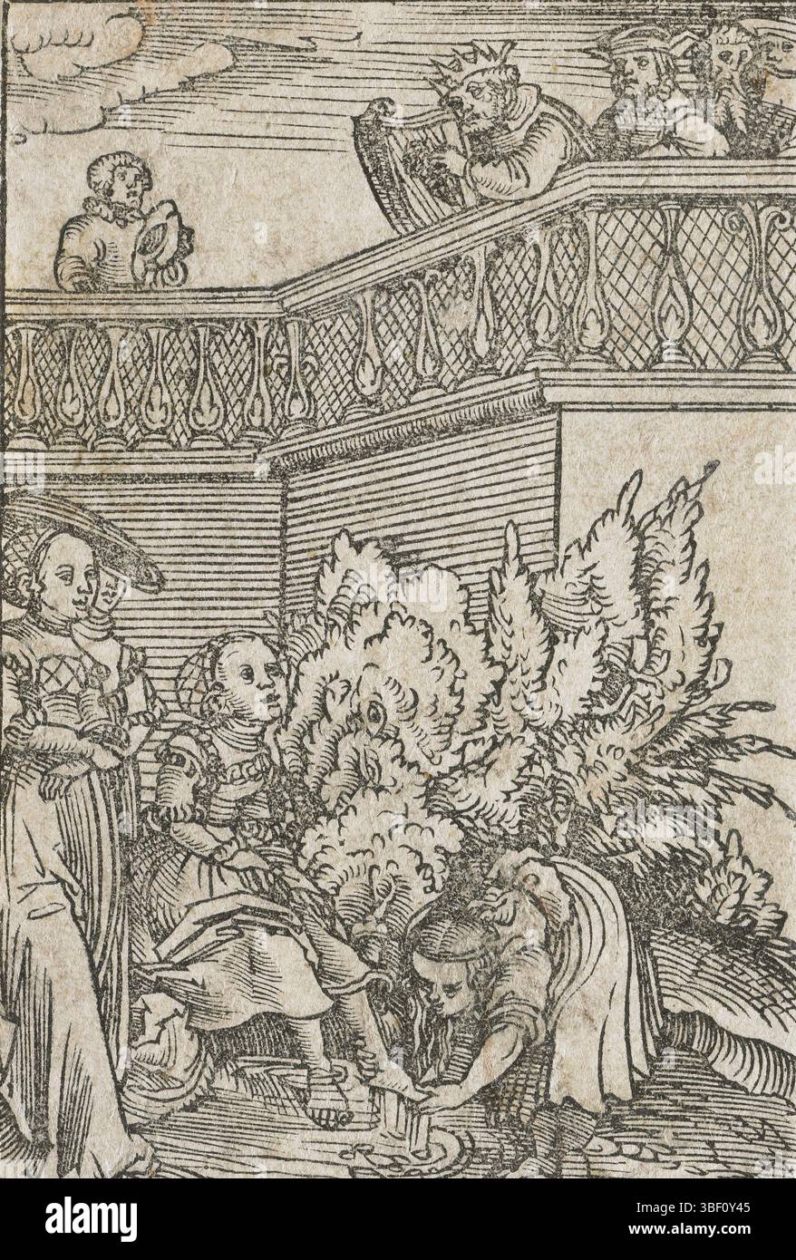 Cranach, Luke (I), Ten commandments explained with biblical stories ...