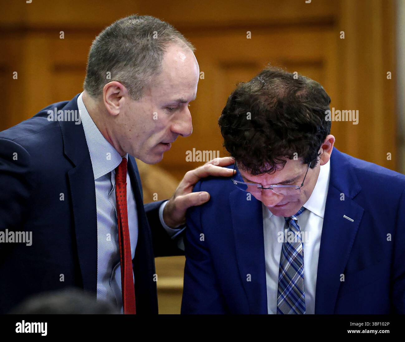 Defense attorneys David Yannetti, left, and Robert Alessi, right ...