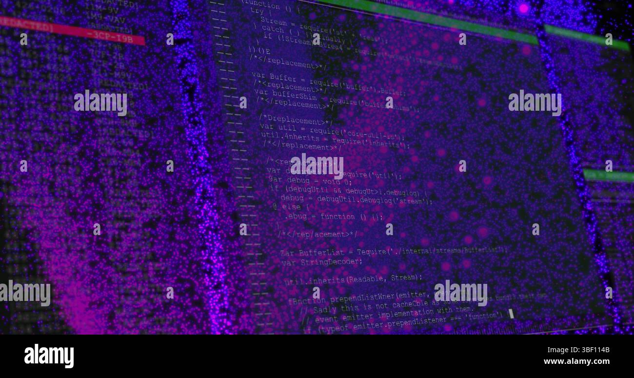 Data visualization animation over abstract hi-res stock photography and ...