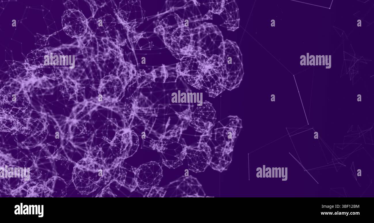 Network connections floating against people hi-res stock photography ...