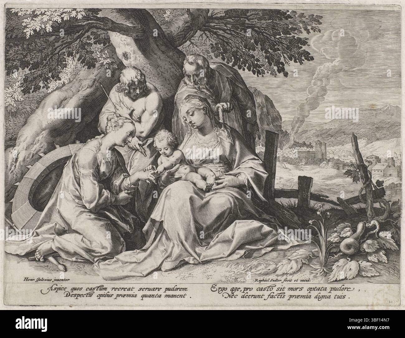 Sadeler, Raphael (I), Goltzius, Hendrick, unknown, Sadeler, Mystical ...