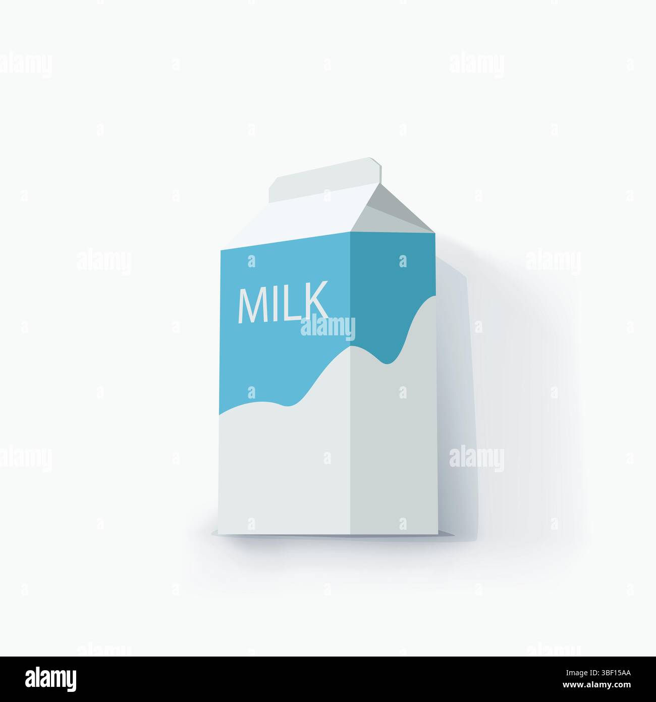Milk carton label Stock Vector Images - Alamy