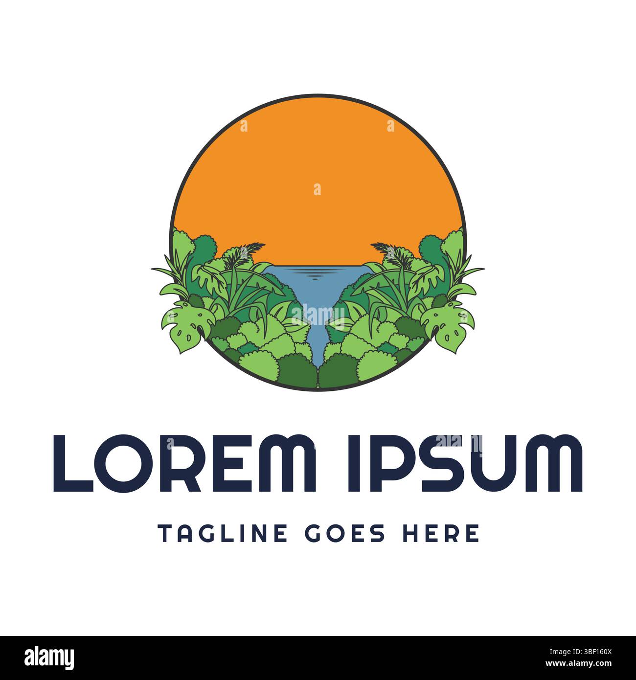 Jungle lake Cut Out Stock Images & Pictures - Alamy