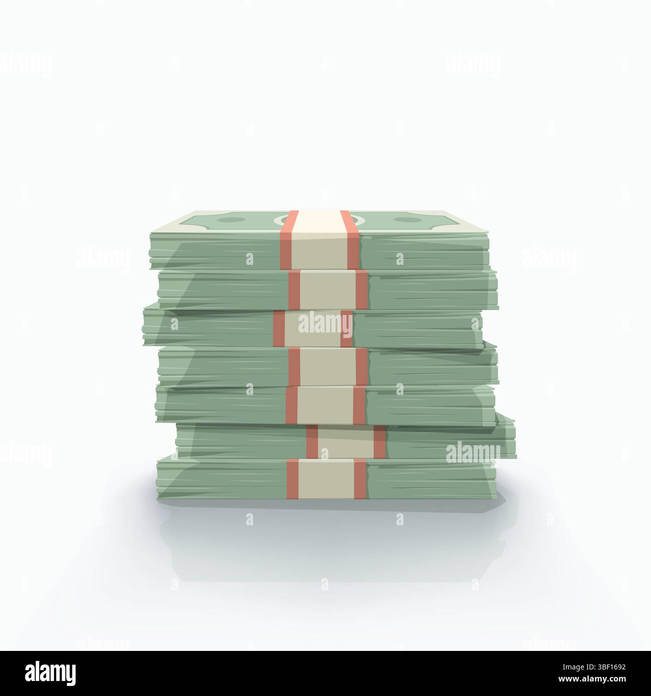 Wad of paper money Stock Vector Images - Alamy