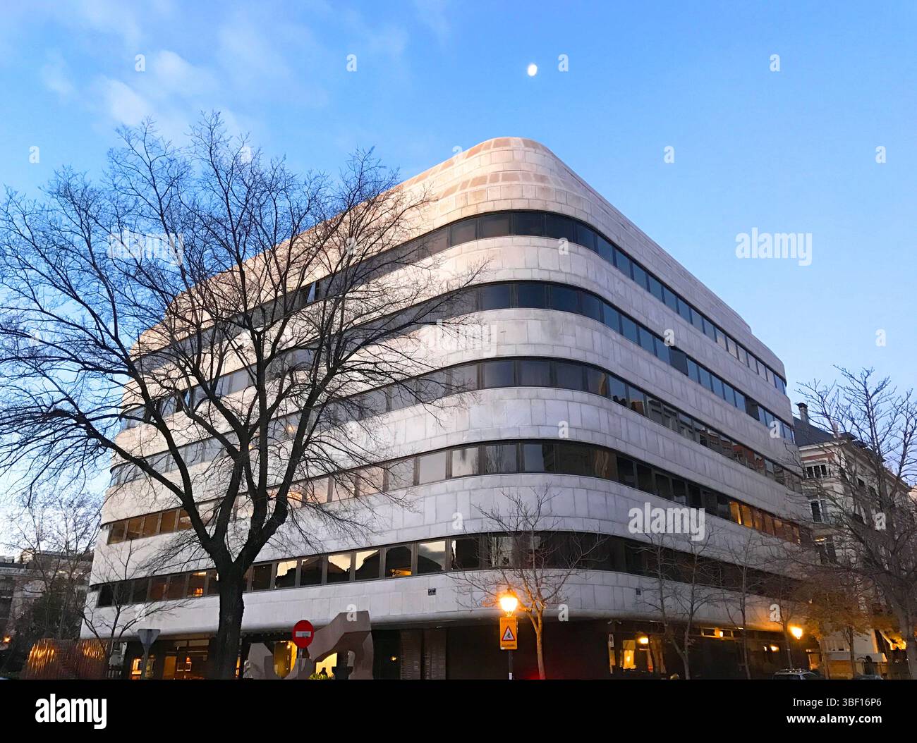 Facade of Juan March Foundation. Padilla street, Madrid, Spain Stock ...