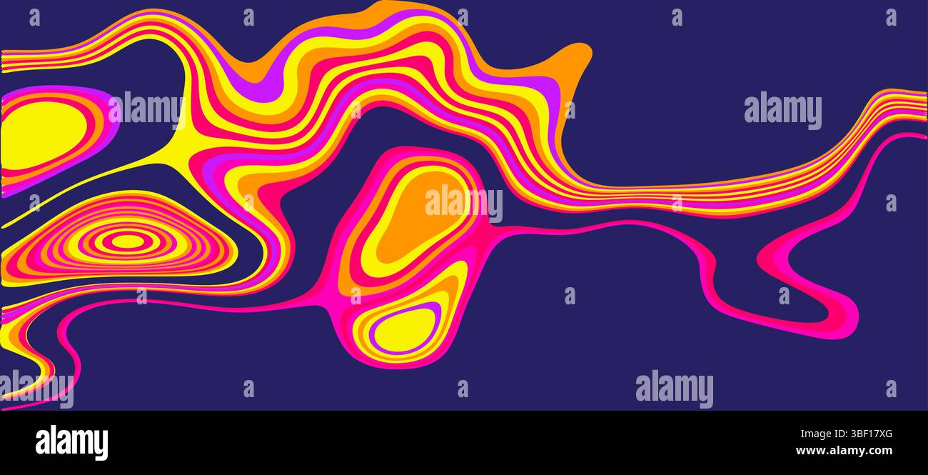 Dynamic spiral patterns in vibrant Stock Vector Images - Alamy