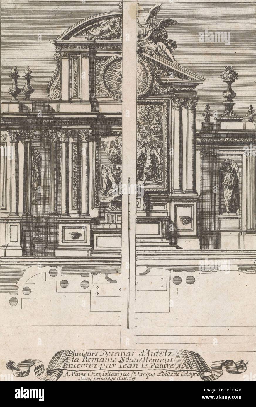 Louis XIV (king of France), Paris, Jollain, Gérard (I), Lepautre, Jean ...