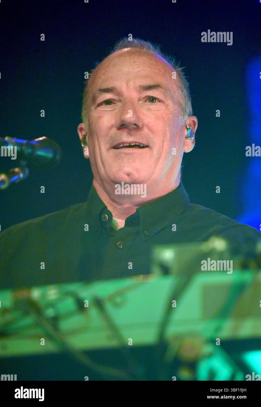 Ga. 29th May, 2025. Martin Cooper on stage for Orchestral Manoeuvres in ...