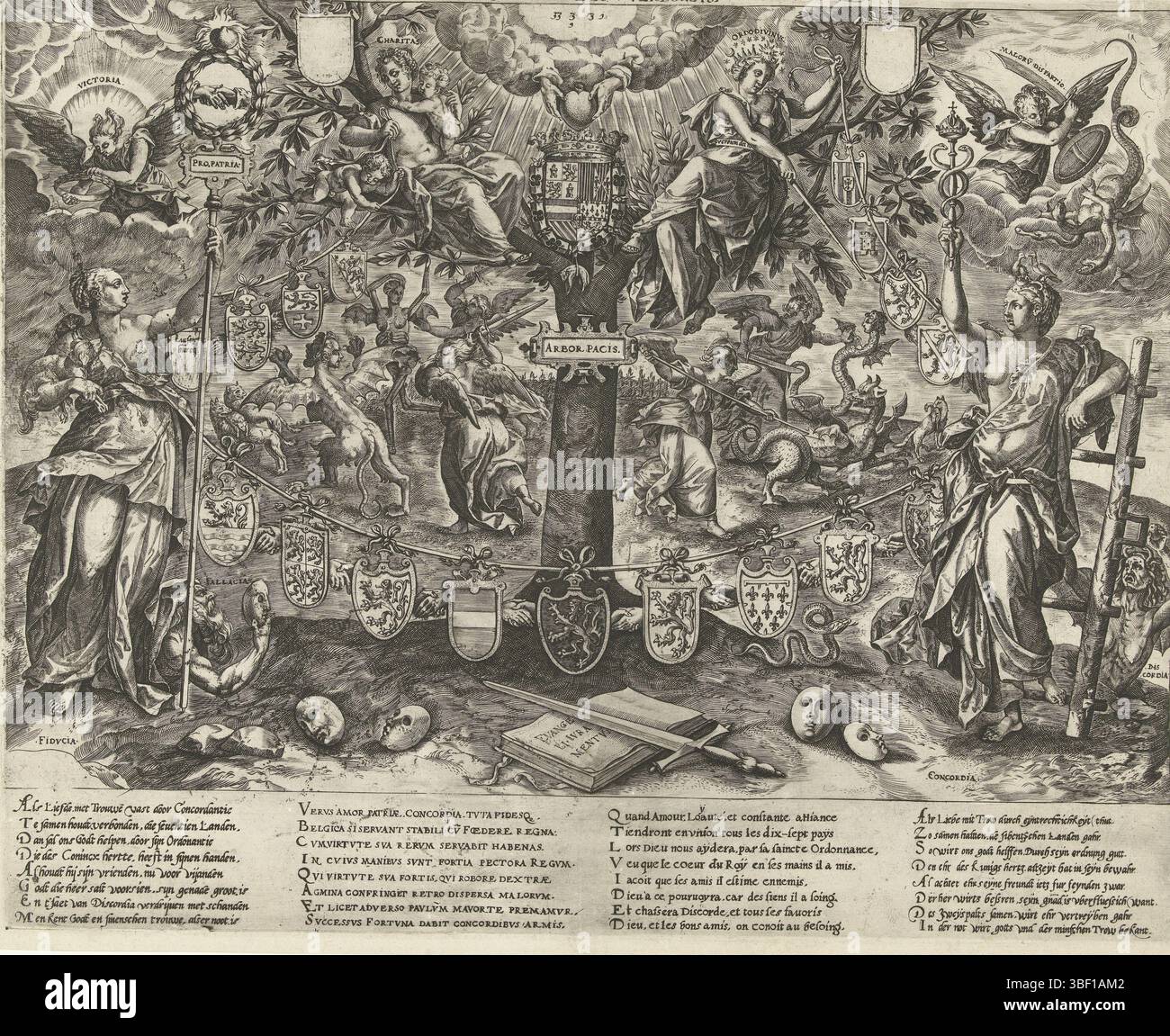 Vos, Maerten de, Zuidelijke Nederlanden, Wierix, Den Boom des Verbondts ...