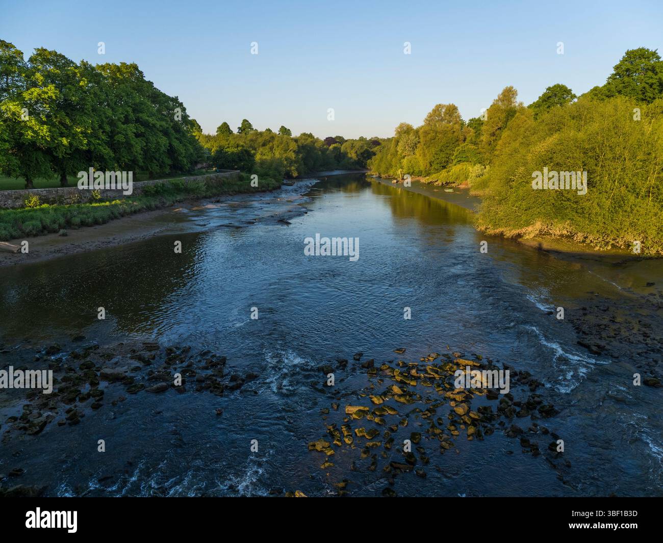 Dawn River Dee, Chester, Cheshire, England, UK, GB Stock Photo - Alamy