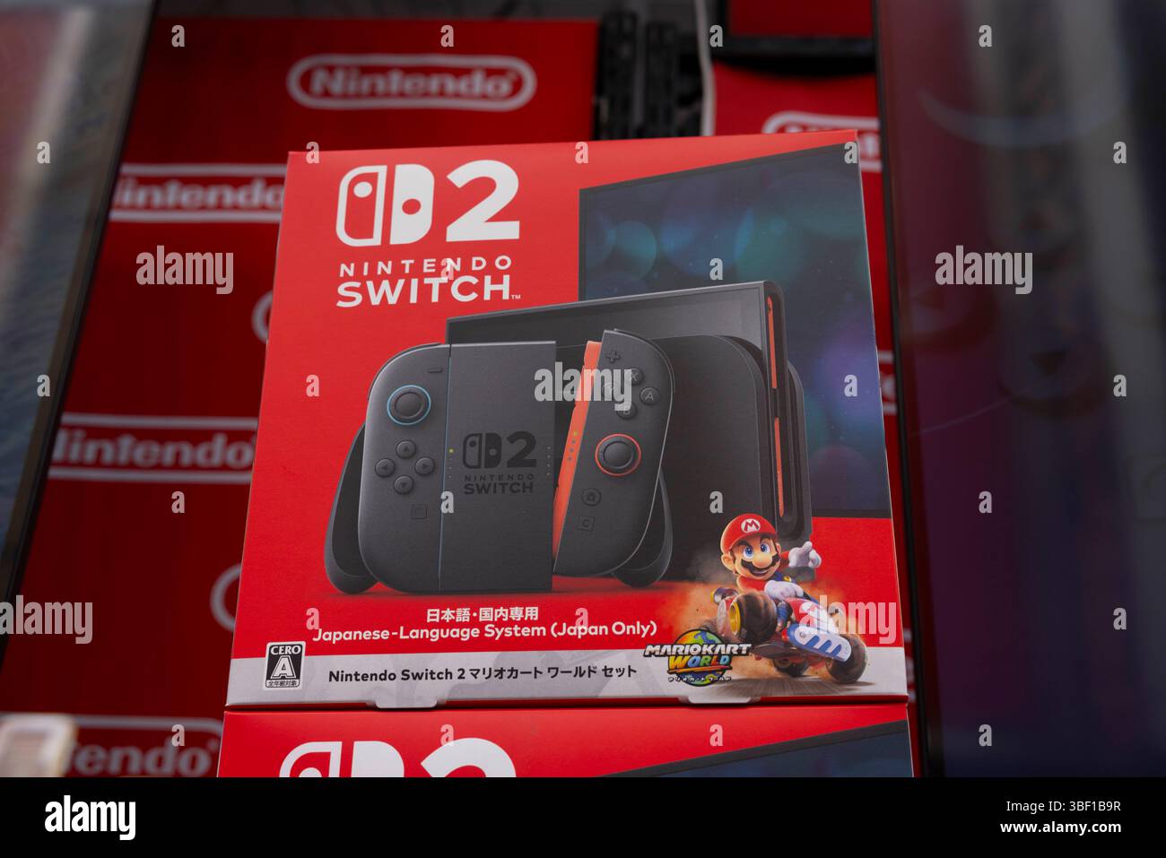 In this photo illustration, the Nintendo Switch 2 advertisement seen ...
