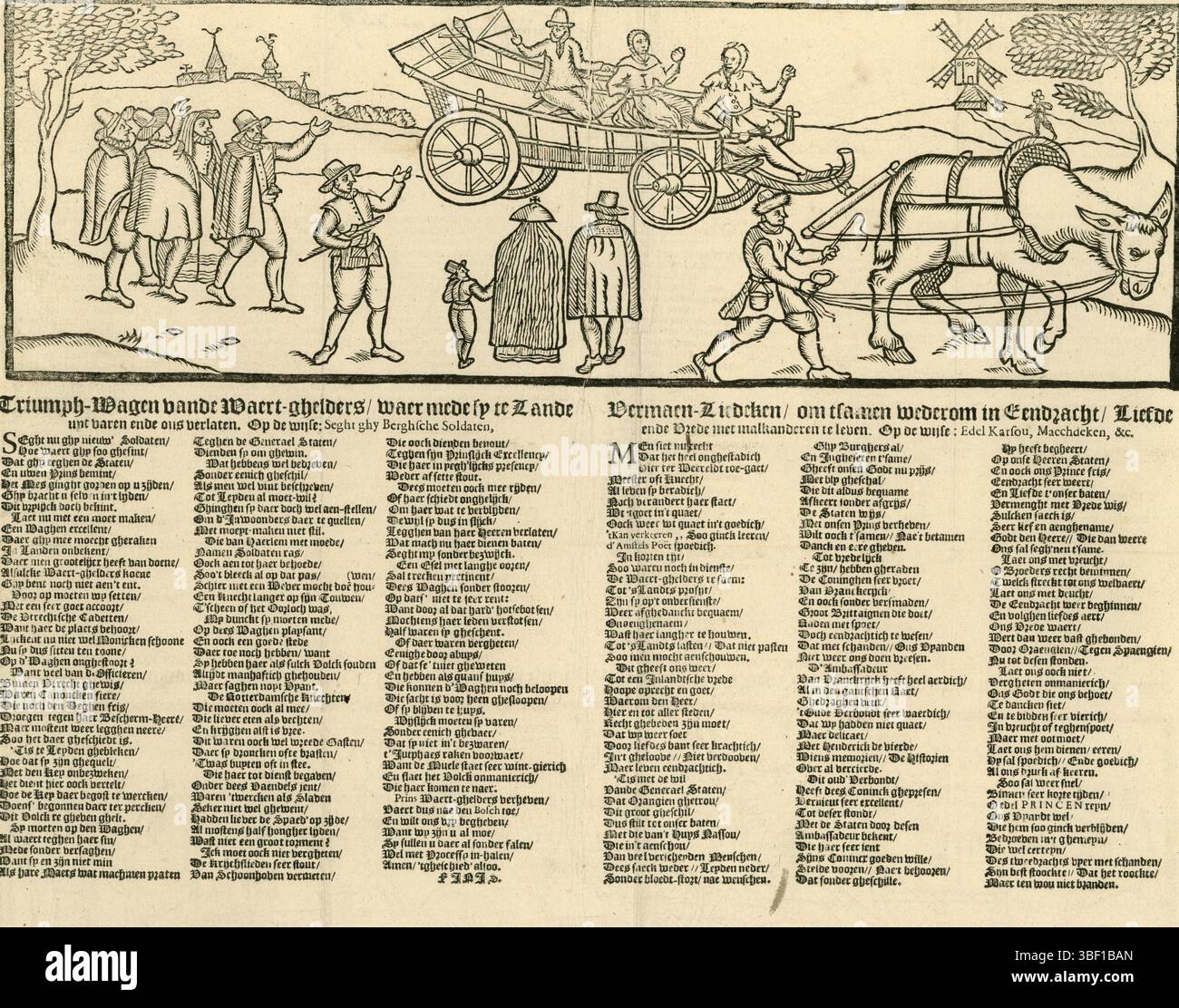 Northern Netherlands, Triumph-Wagen vande Waert-glichters, waermede sy ...