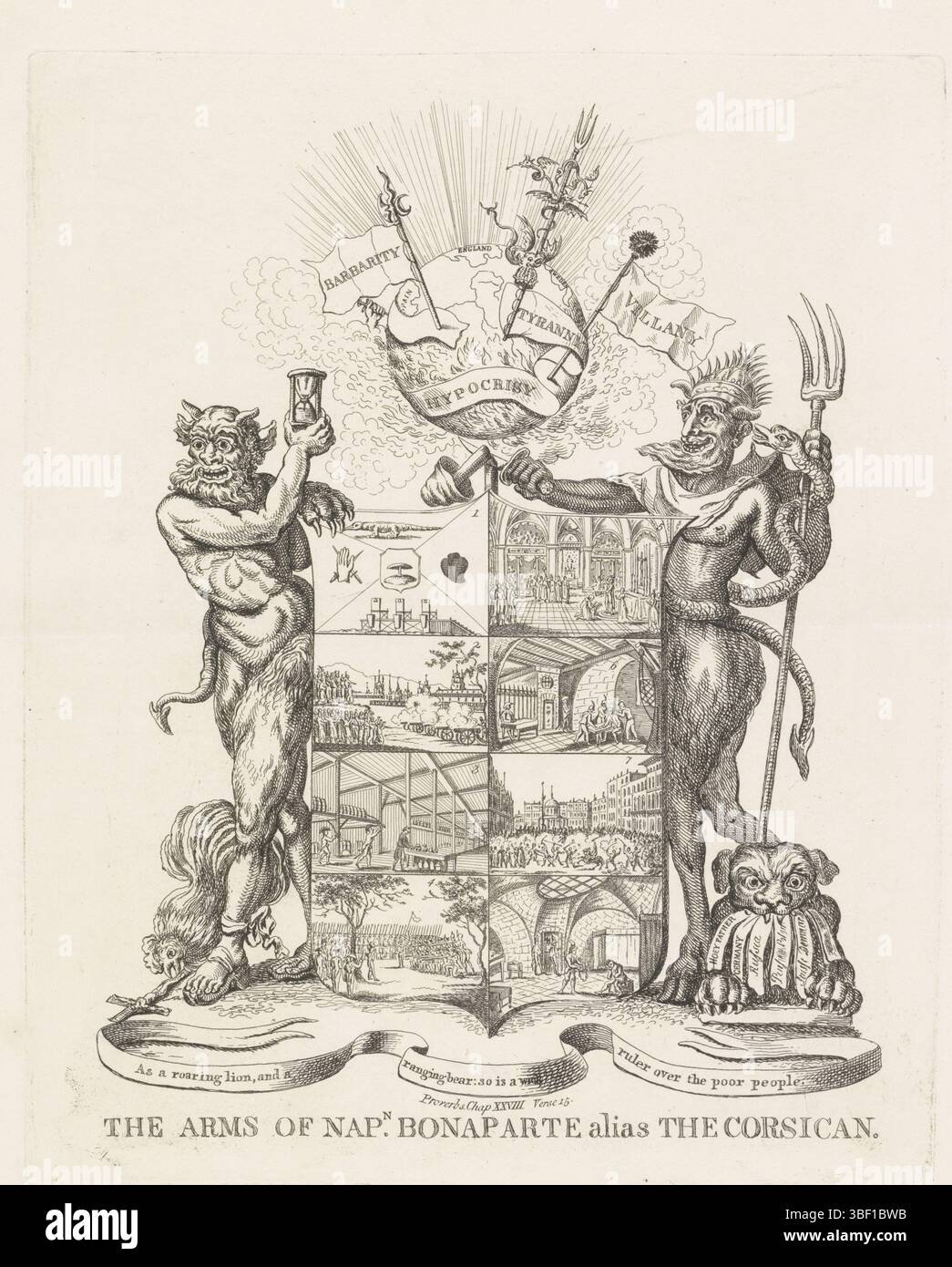 The Netherlands, England, The arms of Nap.n Bonaparte alias The ...