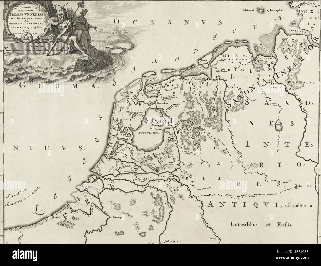 Amsterdam, Broen, Gerrit de (I), Summaria Descriptio Fresiae Universae ...