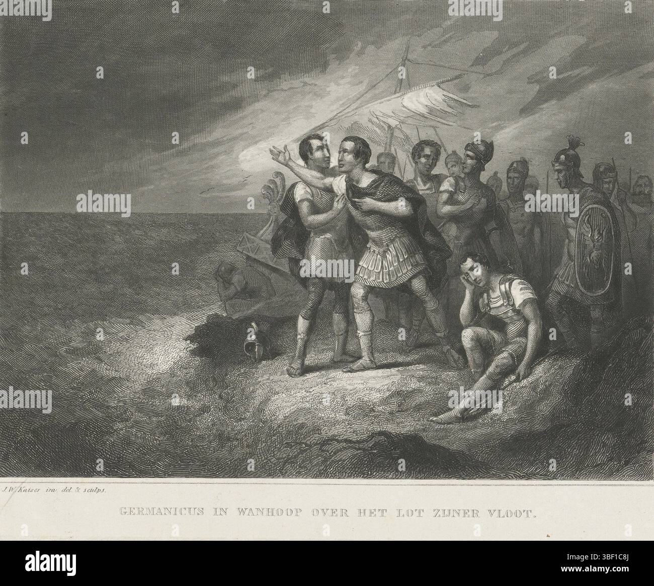Roman fieldlor germanicus mourns hi-res stock photography and images ...
