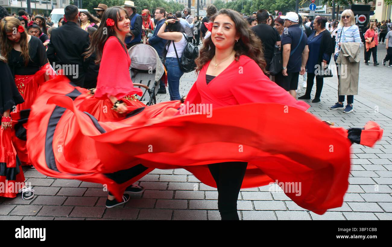Parade through the centre of Prague on the occasion of Khamoro 2025 ...