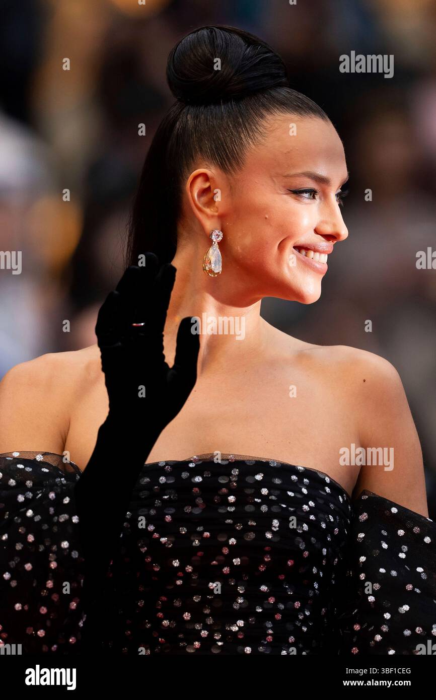 Irina Shayk poses for photographers during the opening ceremony red ...