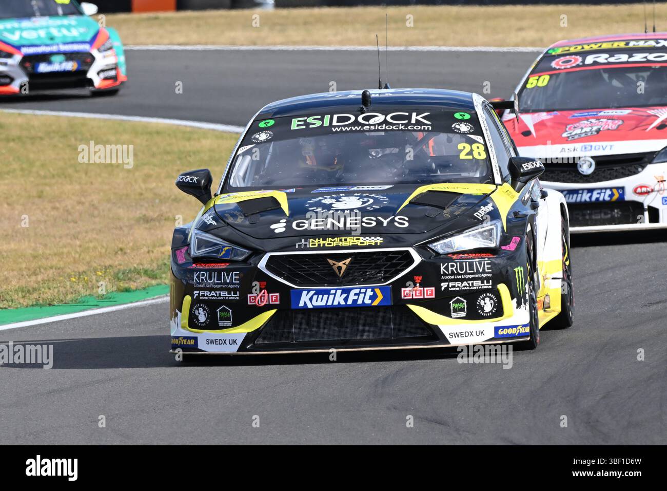 Nicolas Hamilton, Cupra Leon, Powder Monkey Brewing Co with Esidock ...