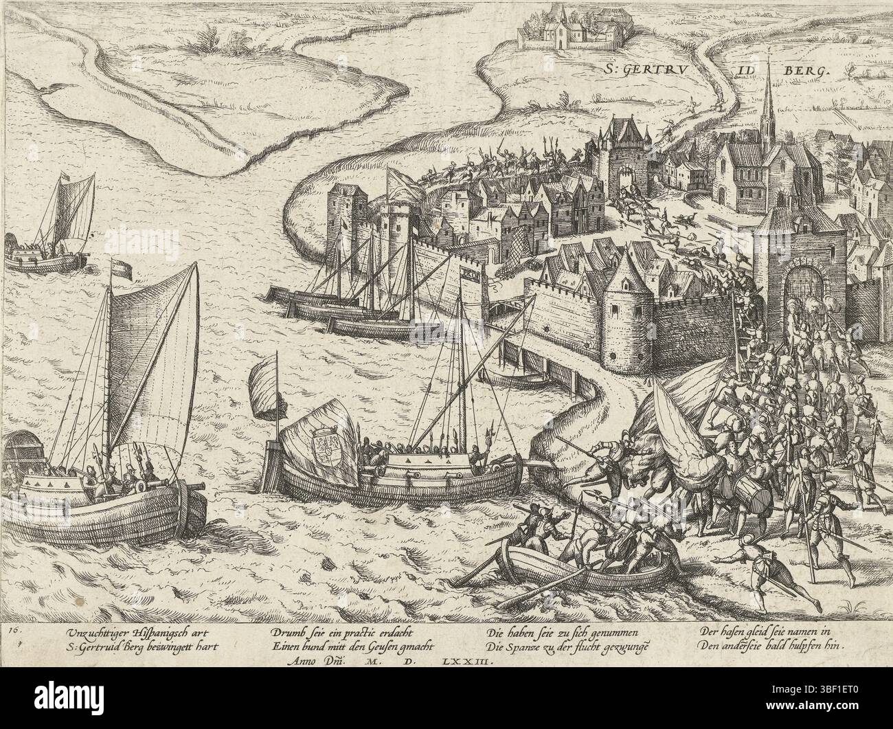 Cologne, Hogenberg, Frans, Serie 6: Dutch Events, 1571-1576, Taking ...