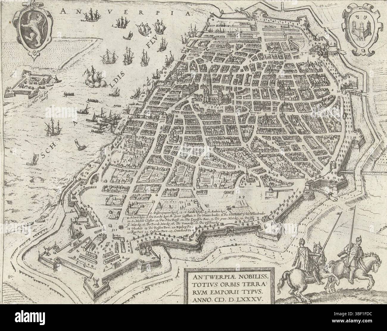 Cologne, Hogenberg, Frans, Series 9: Dutch and German Events, 1583-1587 ...