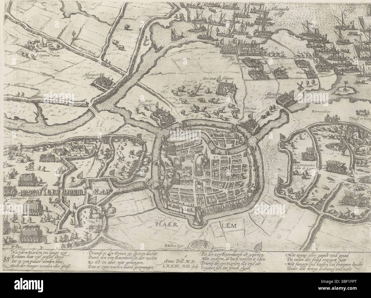 Cologne, Hogenberg, Frans, Series 6: Dutch Events, 1571-1576, Beleg van ...