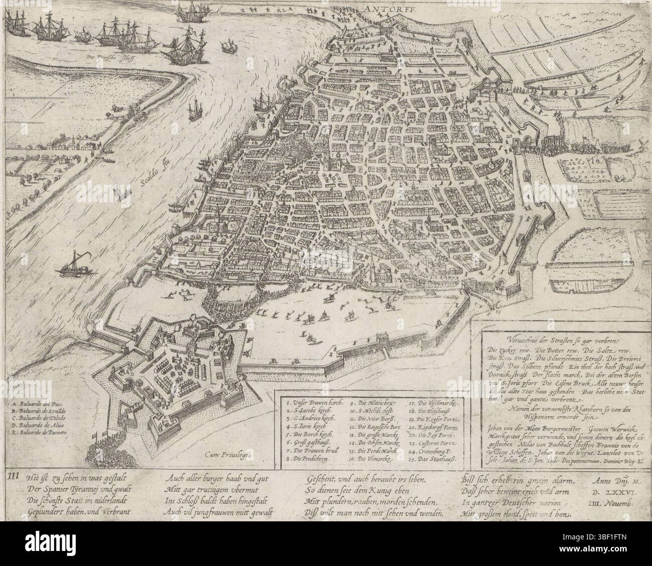 Hoefnagel, Joris, Cologne, Hogenberg, French, Series 7: Dutch Events ...