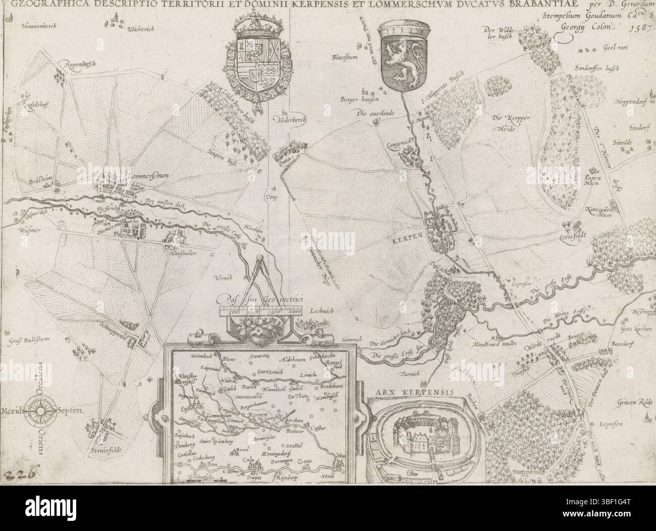 Geographica descriptio territories hi-res stock photography and images ...