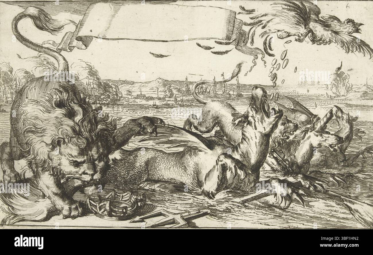 Northern Netherlands, Hooghe, Romeyn de, Spot prints on France, Münster ...