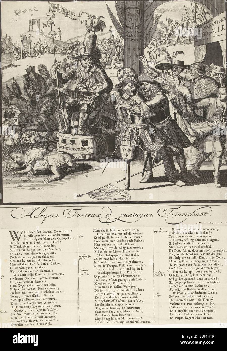 Antwerp, unknown, Hooghe, Romeyn de, Nederland, Arlequin Furieux et ...
