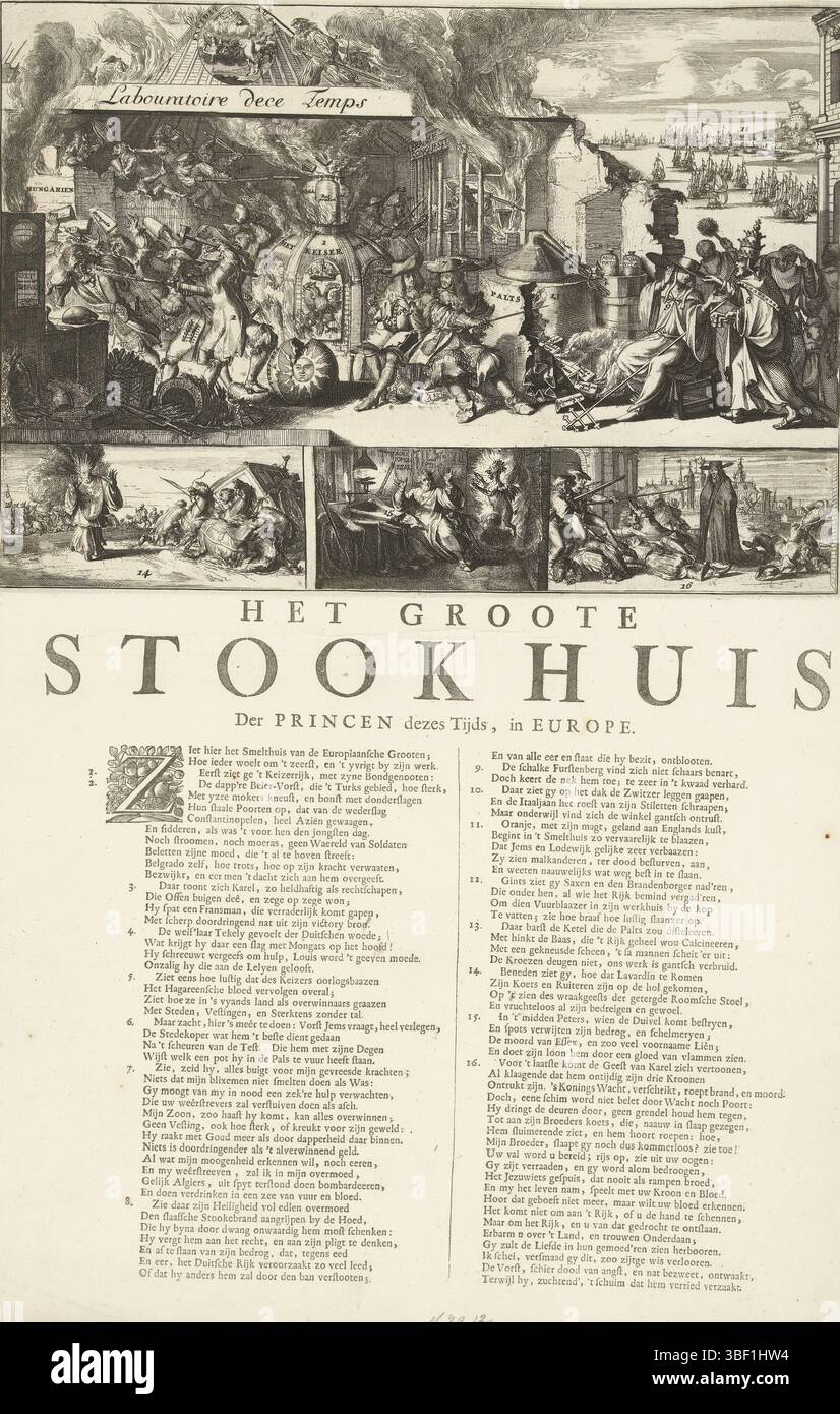 Northern Netherlands, Hooghe, Romeyn de, Spot prints on James II and ...