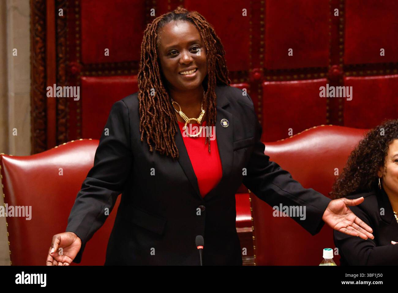New York State Senator Cordell Cleare Speaks on the State Capitol ...