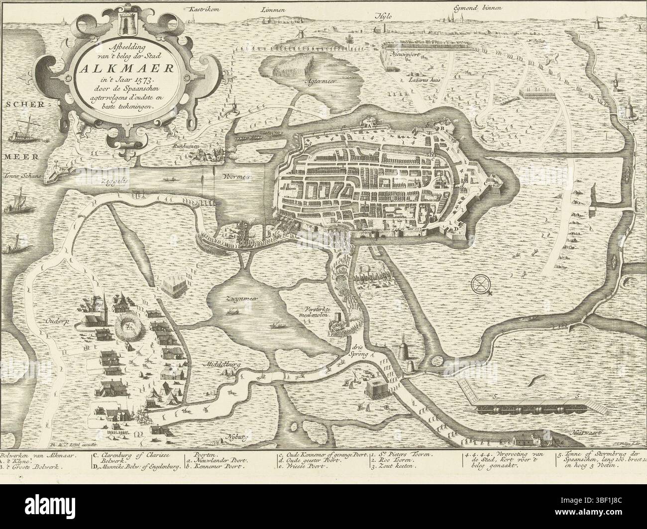 Alkmaar map hi-res stock photography and images - Alamy