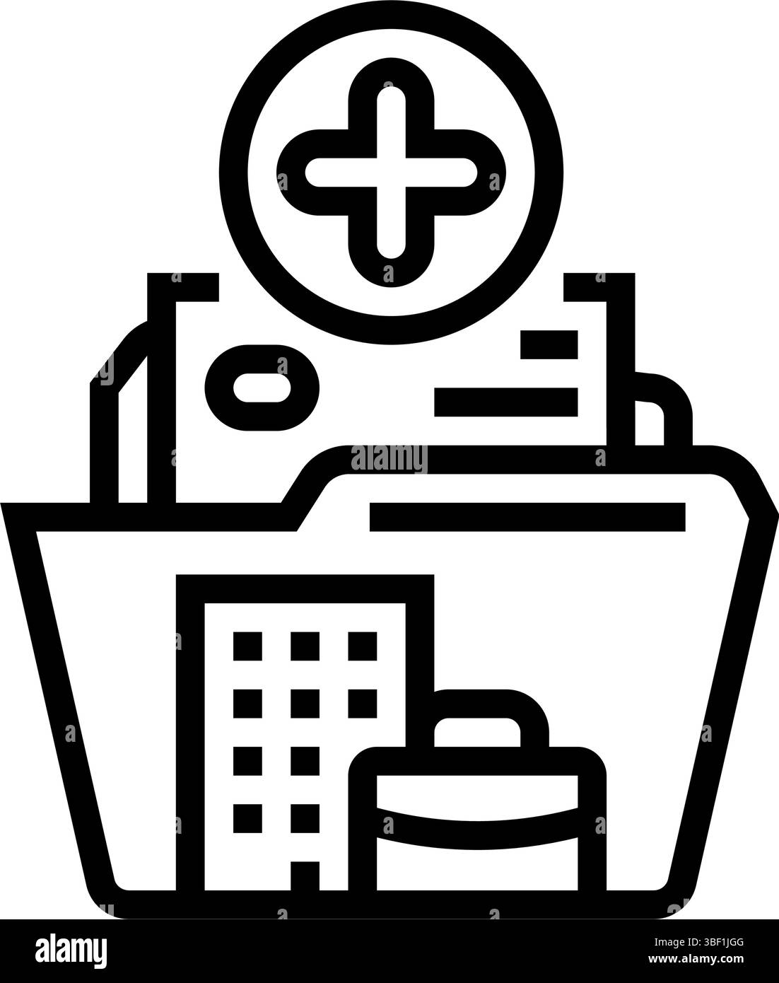 employee value proposition strategy head hunting line icon vector ...
