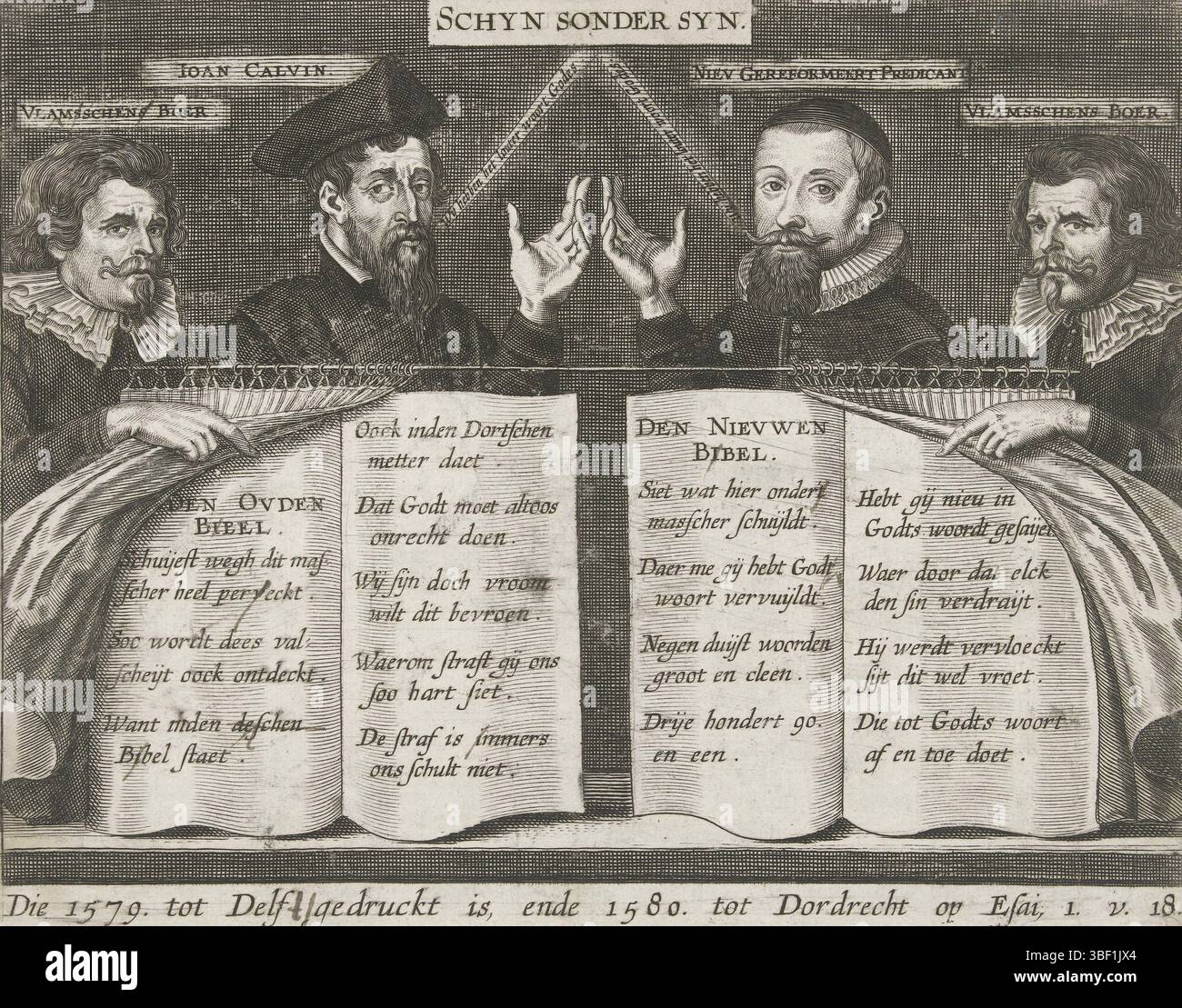 Southern Netherlands, Does, Antony van der, Schyn sonder syn, Spotprent ...