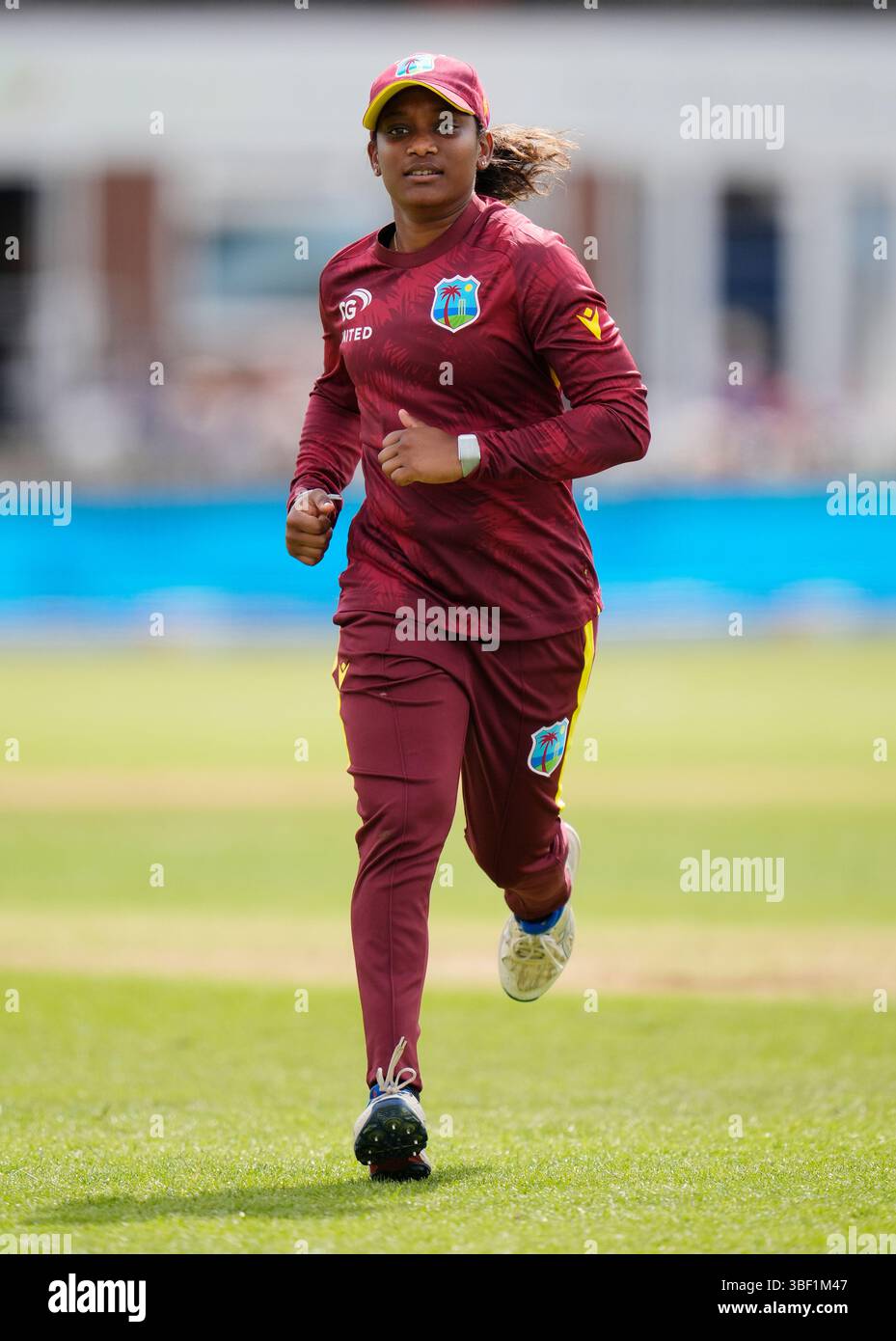 West Indies' Zaida James fielding during the first Women's One Day ...