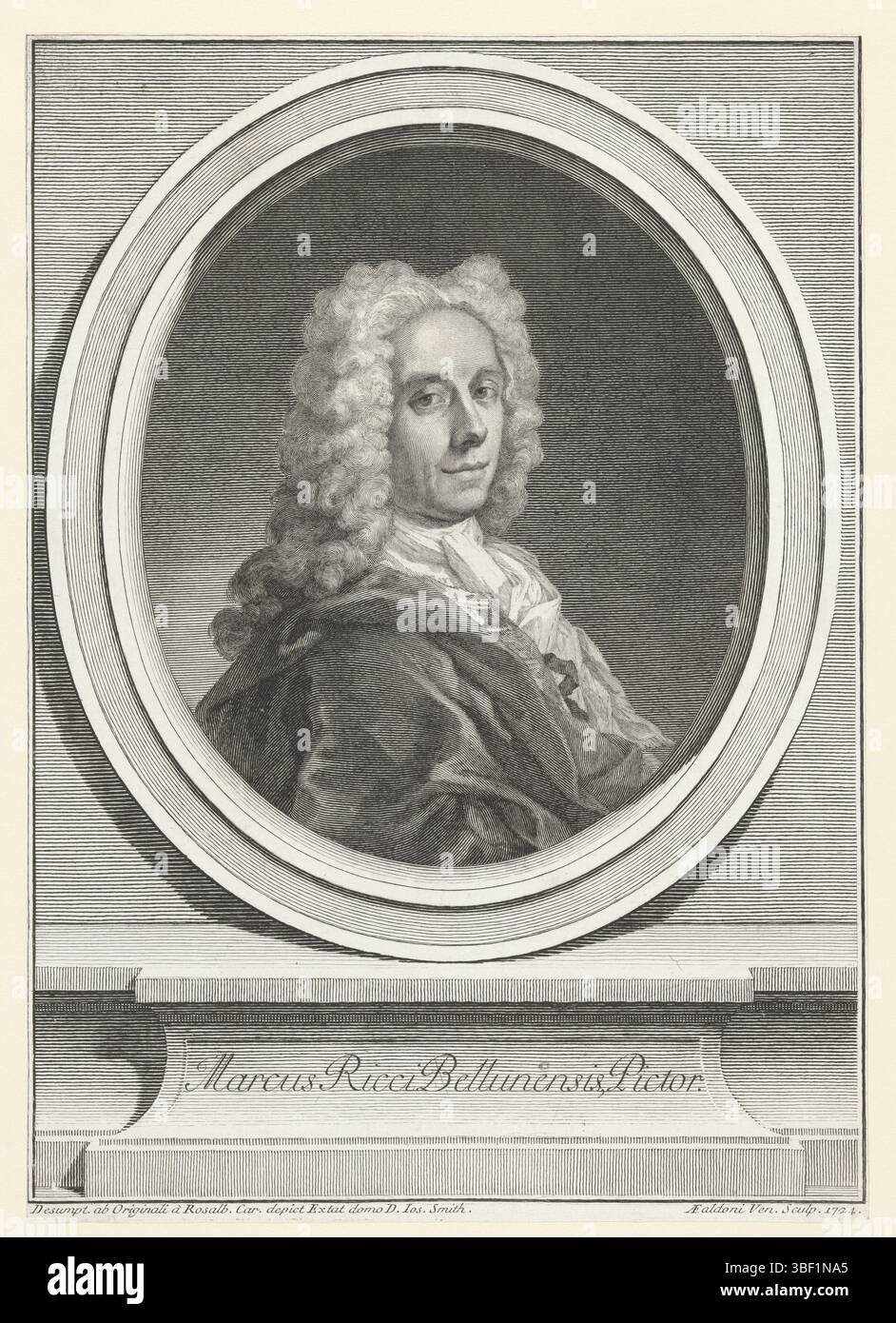 Italy, Carriera, Rosalba, Venice, Faldoni, Giovanni Antonio, Portrait ...