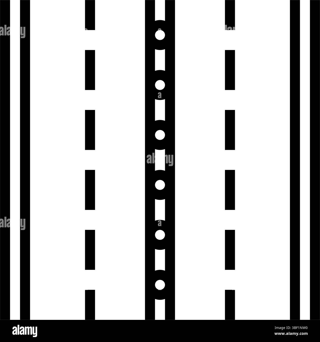 lane dividers highway road line icon vector illustration Stock Vector ...