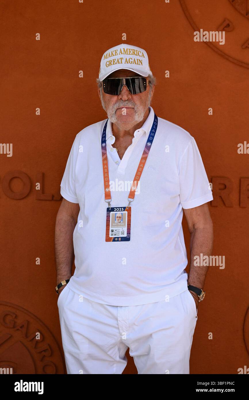 Paris, France. 30th May, 2025. Ion Tiriac attends the 2025 French Open ...