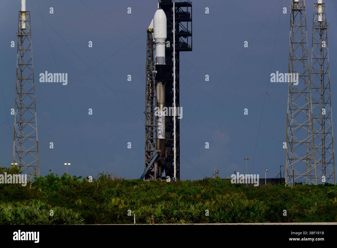 Cape Canaveral, Florida, USA. 30th May, 2025. A SpaceX Falcon 9 rocket ...